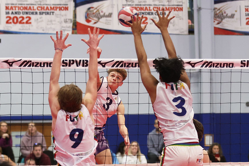 The boys take center stage at the 2024 SPVB Presidents Day Challenge ...