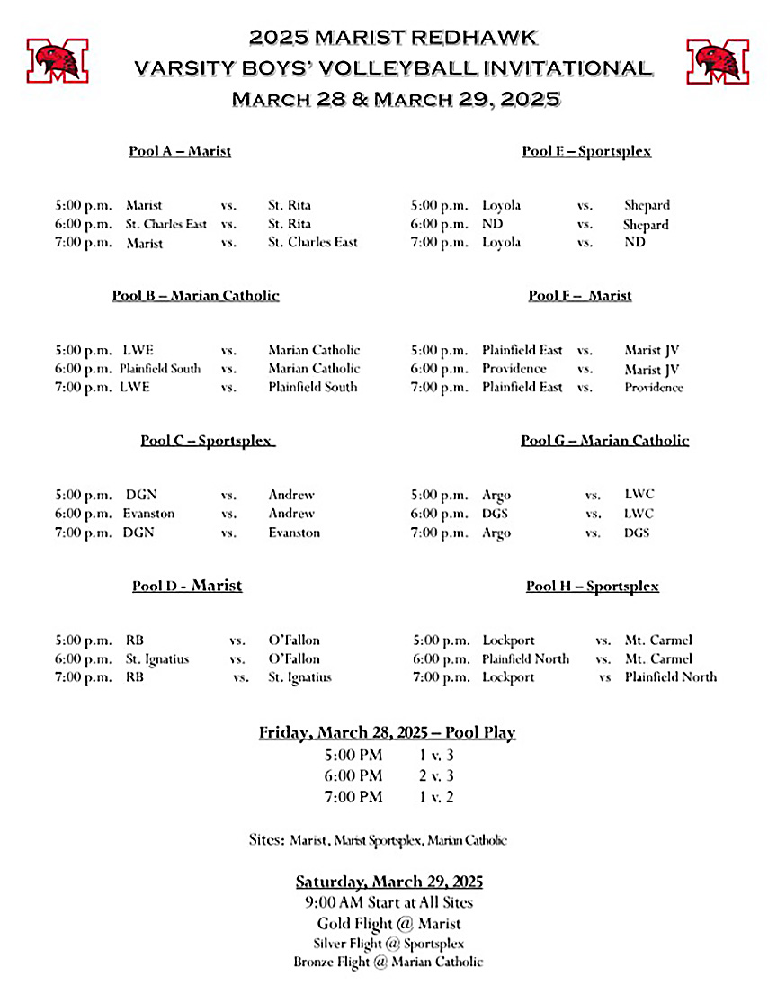Marist RedHawk Invitational - illprepvb.com